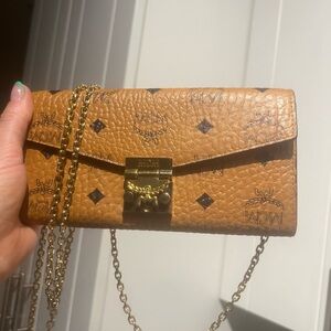 MCM | Bags | Mcm Tracy Wallet On Chain In Visetos | Poshmark